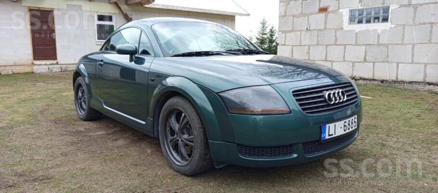 Green Audi TT 2000 in Rezekne, with an engine capacity of 1.80 L and mileage of 300 thousand km for 3300 €, photo 1 on AUTOMOTO.COM.LV