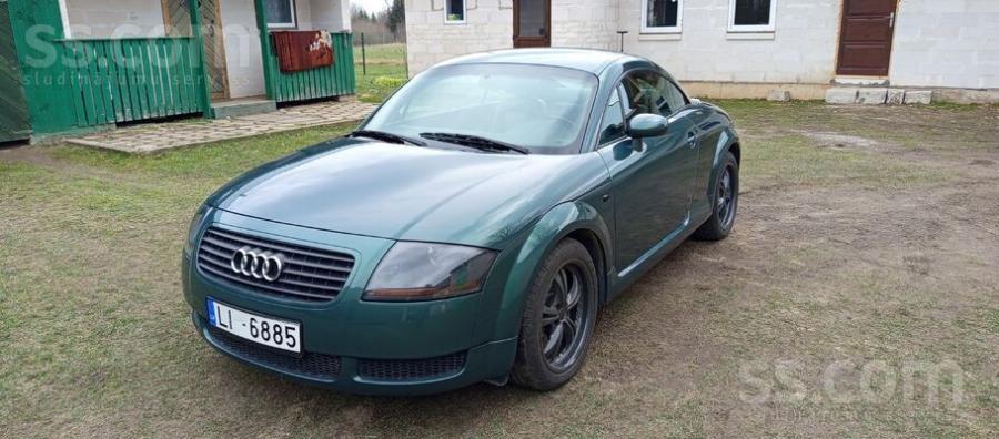 Green Audi TT 2000 in Rezekne, with an engine capacity of 1.80 L and mileage of 300 thousand km for 3300 €, photo 3 on AUTOMOTO.COM.LV