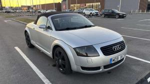 Grey Audi TT 2001 in Kaunas, with an engine capacity of 1.78 L and mileage of 285 thousand km for 3200 €, photo  on AUTOMOTO.COM.LV