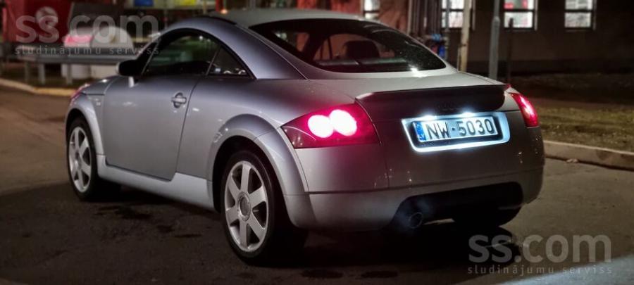 Pelēks Audi TT 1998 Rīga, ar dzinēja tilpumu 1.80 L un nobraukumu 20 tūkst. km par 2570 €, foto 1 vietnē AUTOMOTO.COM.LV