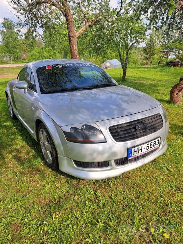 Grey Audi TT 1999 in Daugavpils, with an engine capacity of 1.80 L and mileage of 333 thousand km for 1500 €, photo 1 on AUTOMOTO.COM.LV