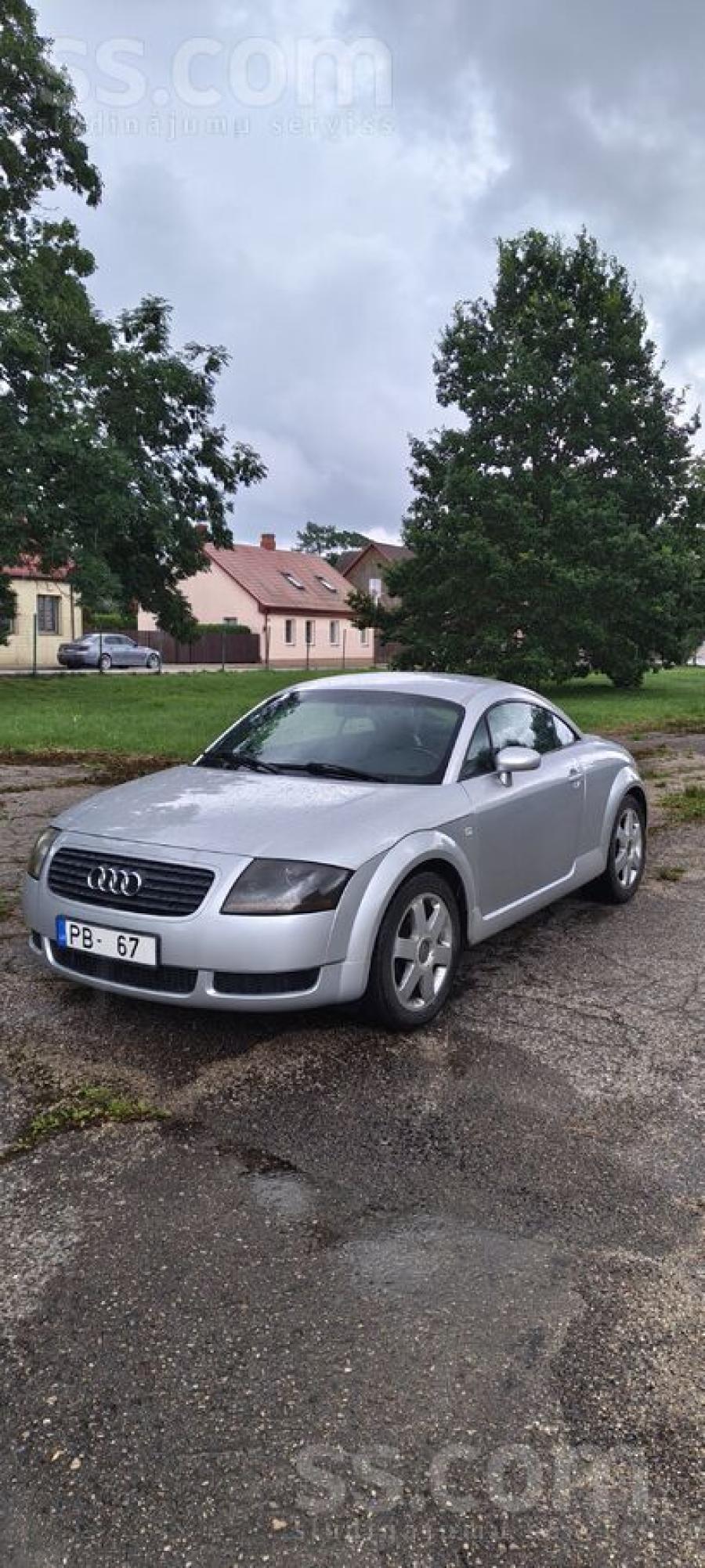 Pelēks Audi TT 2000 Saldus, ar dzinēja tilpumu 1.80 L un nobraukumu 190 tūkst. km par 3100 €, foto 1 vietnē AUTOMOTO.COM.LV