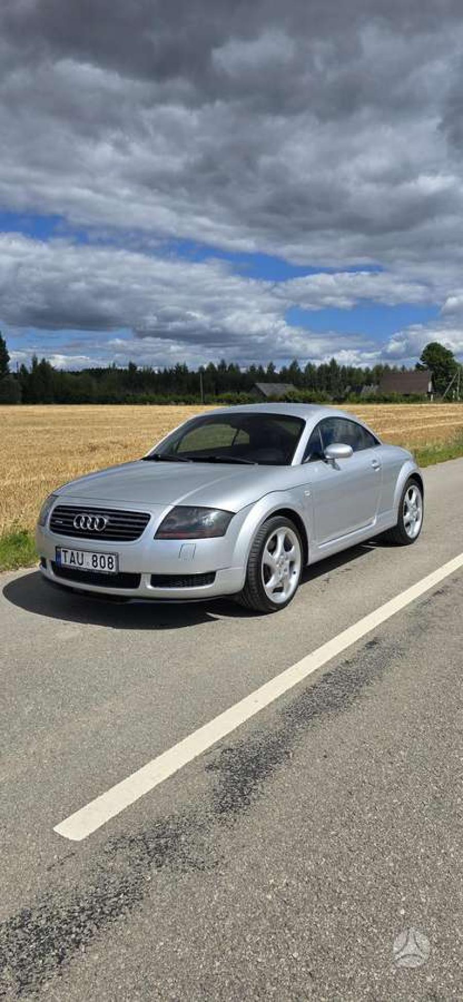 Grey Audi TT 2000 in Birzai, with an engine capacity of 1.78 L and mileage of 209 thousand km for 7700 €, photo 3 on AUTOMOTO.COM.LV