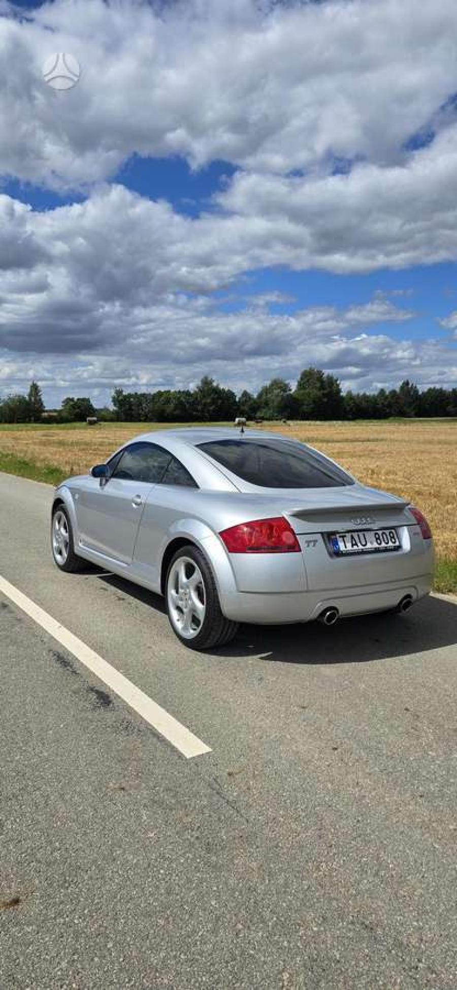 Grey Audi TT 2000 in Birzai, with an engine capacity of 1.78 L and mileage of 209 thousand km for 7700 €, photo 5 on AUTOMOTO.COM.LV