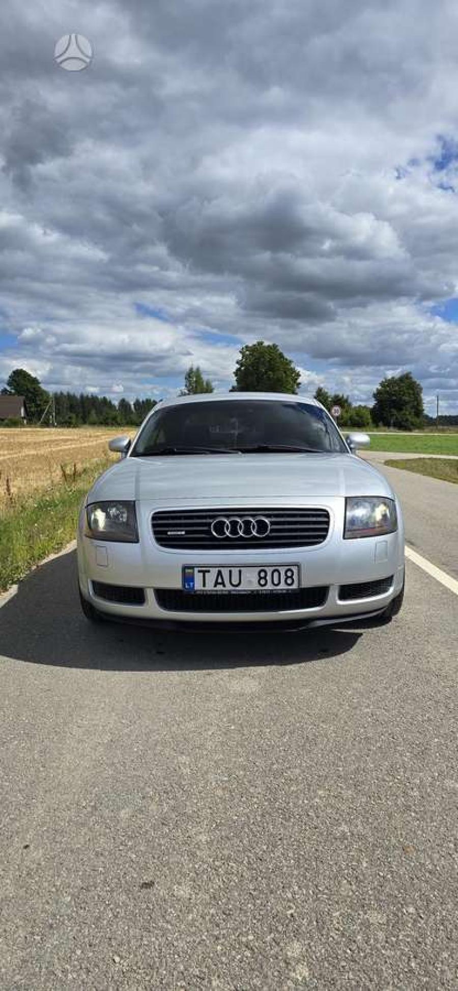 Grey Audi TT 2000 in Birzai, with an engine capacity of 1.78 L and mileage of 209 thousand km for 7700 €, photo 6 on AUTOMOTO.COM.LV
