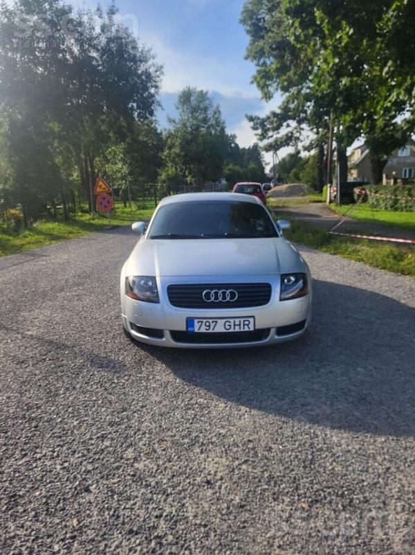 Grey Audi TT 2003 in Riga, with an engine capacity of 1.80 L and mileage of 259 thousand km for 3499 €, photo 1 on AUTOMOTO.COM.LV