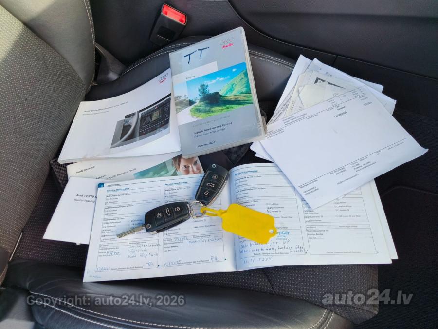 Pelēks Audi TT 2008 Elva, ar dzinēja tilpumu 2.00 L un nobraukumu 278 tūkst. km par 8000 €, foto 25 vietnē AUTOMOTO.COM.LV