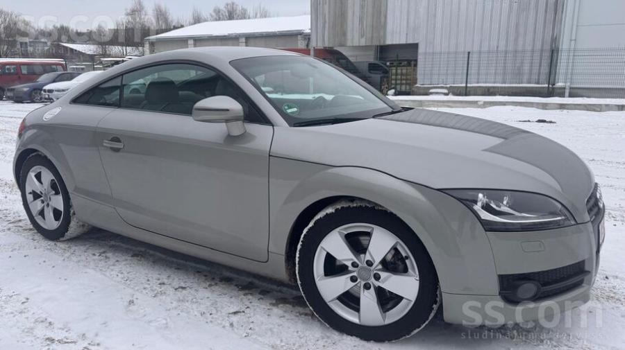 Grey Audi TT 2010 in Riga, with an engine capacity of 2.00 L and mileage of 330 thousand km for 7400 €, photo 1 on AUTOMOTO.COM.LV