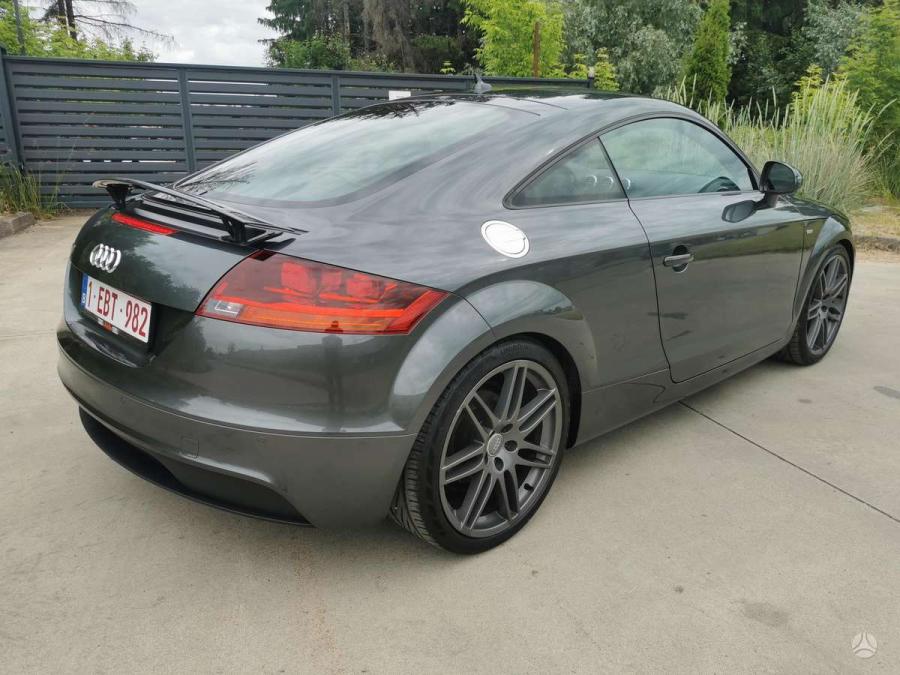 Grey Audi TT 2013 in Kaunas, with an engine capacity of 2.00 L and mileage of 281 thousand km for 8999 €, photo 14 on AUTOMOTO.COM.LV