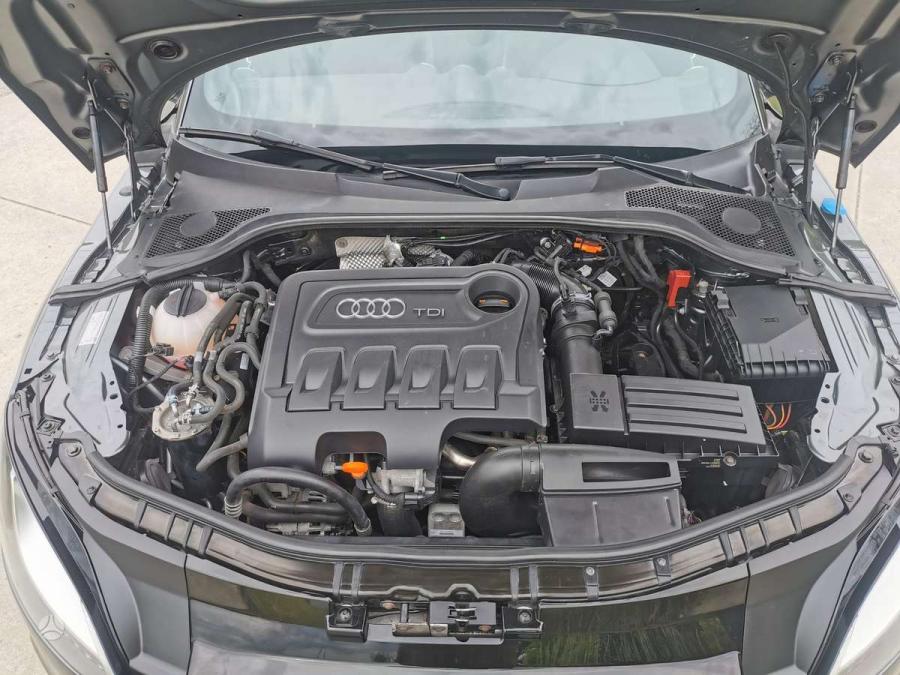 Grey Audi TT 2013 in Kaunas, with an engine capacity of 2.00 L and mileage of 281 thousand km for 8999 €, photo 27 on AUTOMOTO.COM.LV