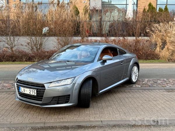 Grey Audi TT 2015 in Riga, with an engine capacity of 2.00 L and mileage of 92 thousand km for 18600 €, photo 1 on AUTOMOTO.COM.LV