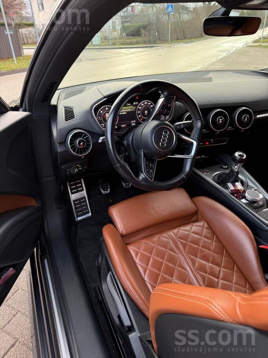 Pelēks Audi TT 2015 Rīga, ar dzinēja tilpumu 2.00 L un nobraukumu 92 tūkst. km par 18600 €, foto 6 vietnē AUTOMOTO.COM.LV