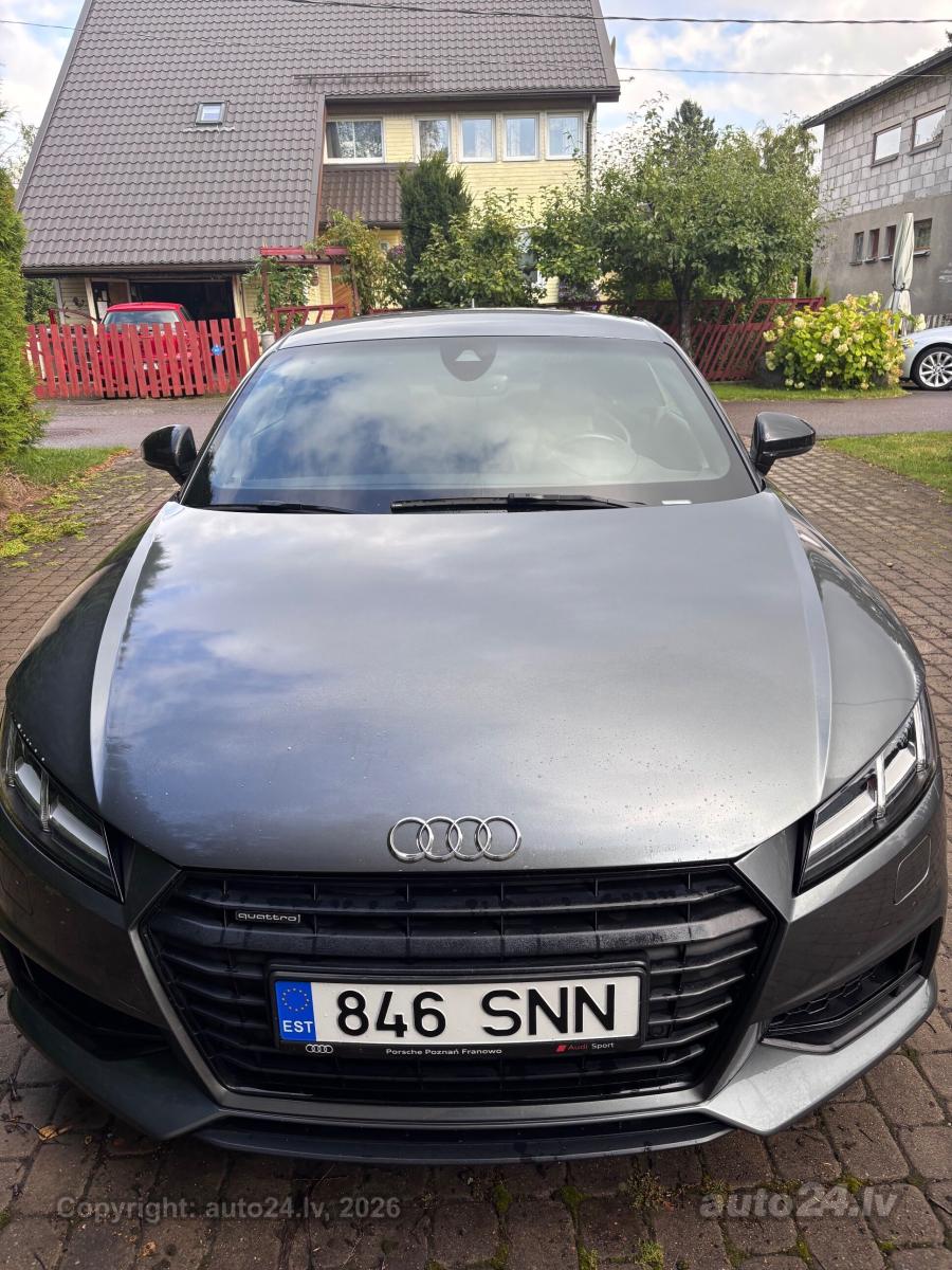Grey Audi TT 2016 in Tallinn, with an engine capacity of 2.00 L and mileage of 123 thousand km for 22500 €, photo 1 on AUTOMOTO.COM.LV
