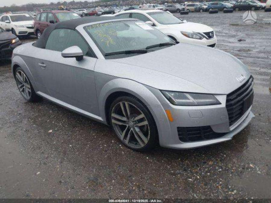 Grey Audi TT 2017 in Klaipeda, with an engine capacity of 1.98 L and mileage of 53 thousand km for 7300 €, photo 1 on AUTOMOTO.COM.LV