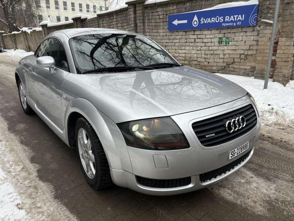 Pelēks Audi TT 1999 Viļņa, ar dzinēja tilpumu 1.80 L un nobraukumu 160 tūkst. km par 5650 €, foto 3 vietnē AUTOMOTO.COM.LV