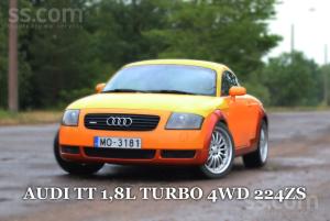 Orange Audi TT 1999 in Riga, with an engine capacity of 1.80 L and mileage of 350 thousand km for 7000 €, photo 1 on AUTOMOTO.COM.LV