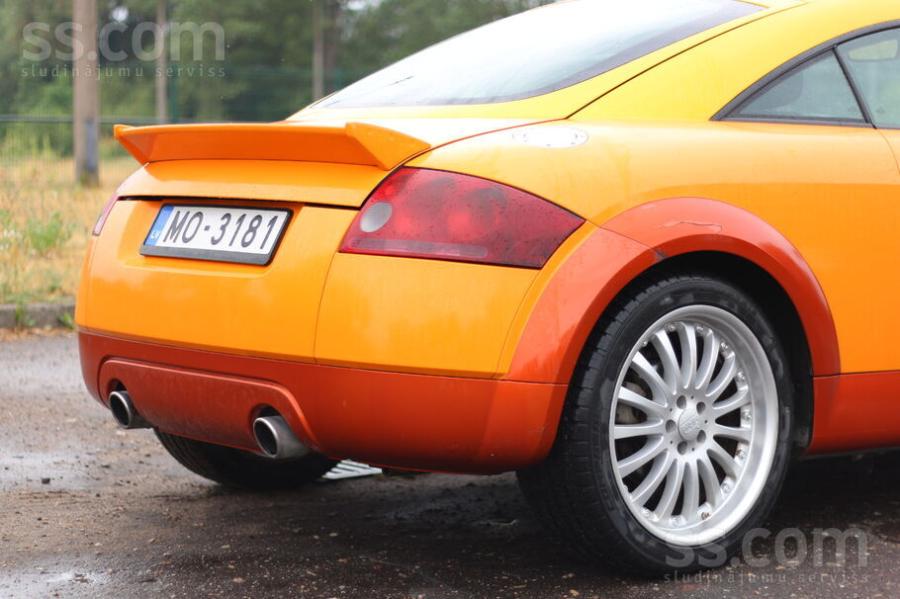 Orange Audi TT 1999 in Riga, with an engine capacity of 1.80 L and mileage of 350 thousand km for 7000 €, photo 3 on AUTOMOTO.COM.LV