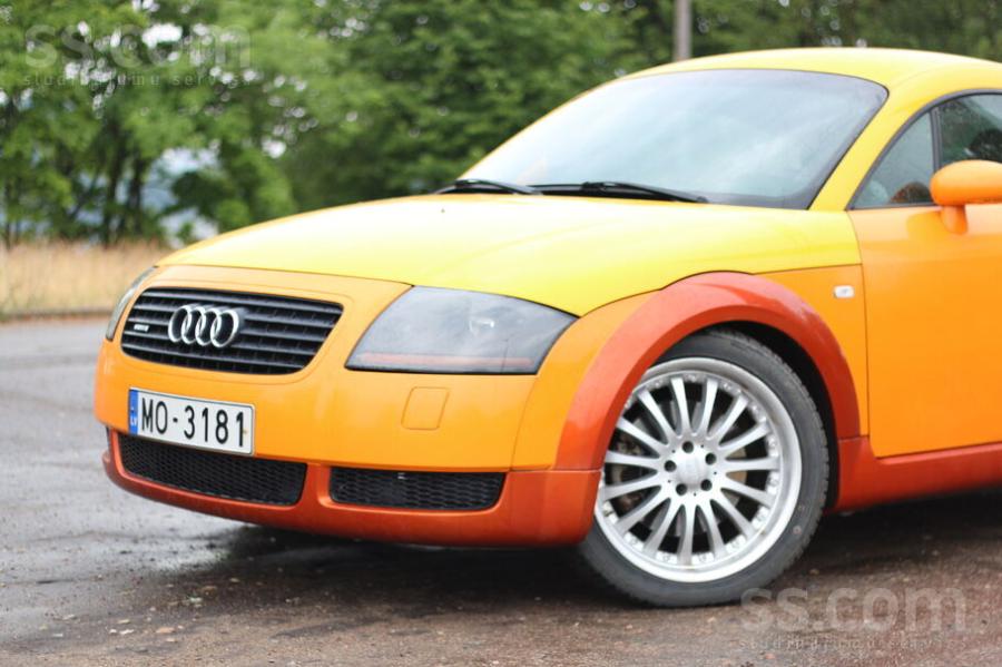 Orange Audi TT 1999 in Riga, with an engine capacity of 1.80 L and mileage of 350 thousand km for 7000 €, photo 11 on AUTOMOTO.COM.LV