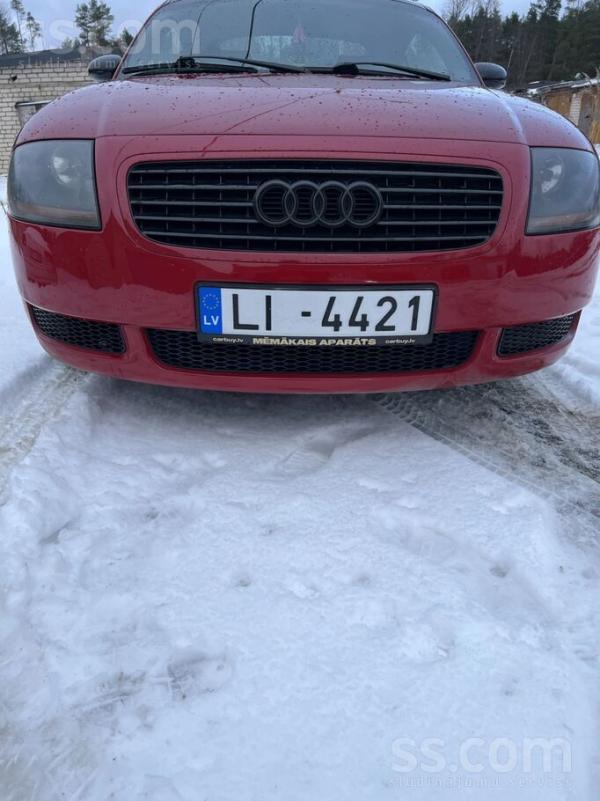Red Audi TT 2001 in Jurmala, with an engine capacity of 1.80 L and mileage of 467 thousand km for 3500 €, photo 1 on AUTOMOTO.COM.LV