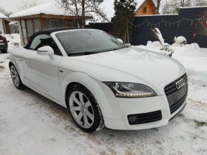 White Audi TT 2009 in Ukmerge, with an engine capacity of 1.98 L and mileage of 200 thousand km for 8700 €, photo 3 on AUTOMOTO.COM.LV