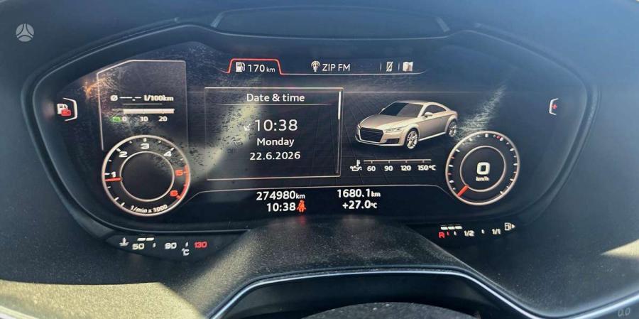 Balts Audi TT 2014 Tauragė, ar dzinēja tilpumu 1.97 L un nobraukumu 272 tūkst. km par 12900 €, foto 16 vietnē AUTOMOTO.COM.LV