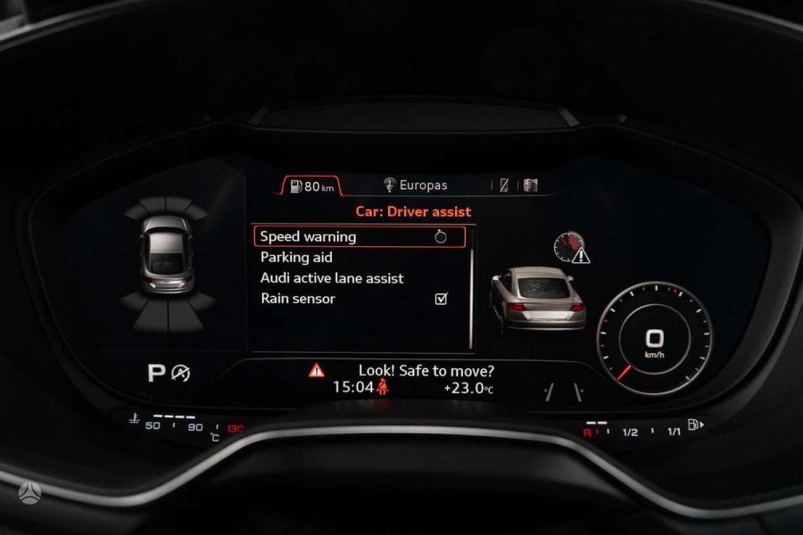 White Audi TT 2020 in Riga, with an engine capacity of 1.98 L and mileage of 52 thousand km for 31900 €, photo 21 on AUTOMOTO.COM.LV
