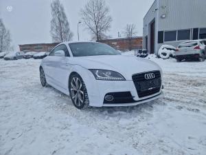 White Audi TT 2014 in Ukmerge, with an engine capacity of 1.80 L and mileage of 85 thousand km for 9849 €, photo 3 on AUTOMOTO.COM.LV