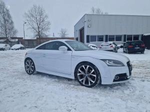 White Audi TT 2014 in Ukmerge, with an engine capacity of 1.80 L and mileage of 85 thousand km for 9849 €, photo 4 on AUTOMOTO.COM.LV