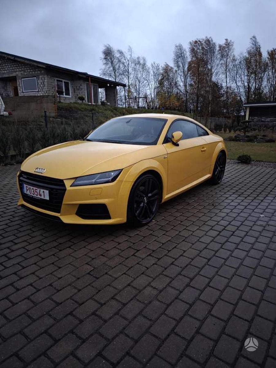 Dzeltens Audi TT 2017 Alīta, ar dzinēja tilpumu 1.98 L un nobraukumu 71 tūkst. km par 23990 €, foto 1 vietnē AUTOMOTO.COM.LV