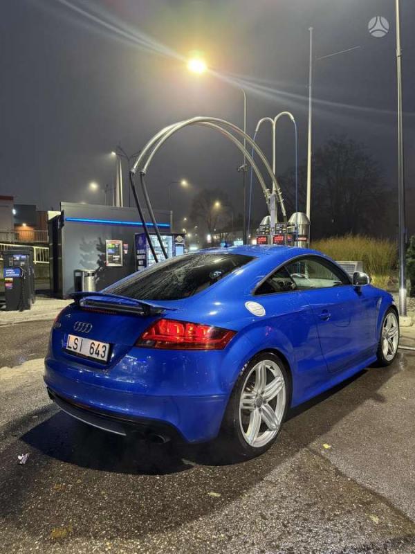 Blue Audi TTS 2009 in Vilnius, with an engine capacity of 1.98 L and mileage of 219 thousand km for 16900 €, photo 2 on AUTOMOTO.COM.LV