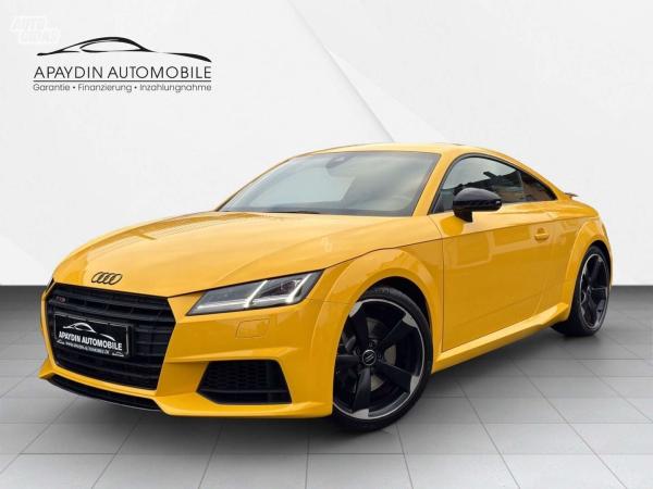 Yellow Audi TTS 2018 in Kaunas, with an engine capacity of 2.00 L and mileage of 97 thousand km for 31567 €, photo 1 on AUTOMOTO.COM.LV