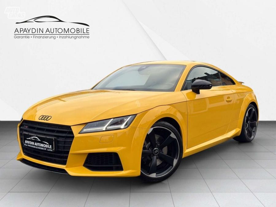 Yellow Audi TTS 2018 in Kaunas, with an engine capacity of 2.00 L and mileage of 97 thousand km for 31567 €, photo 1 on AUTOMOTO.COM.LV