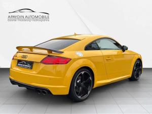 Yellow Audi TTS 2018 in Kaunas, with an engine capacity of 2.00 L and mileage of 97 thousand km for 31567 €, photo 5 on AUTOMOTO.COM.LV
