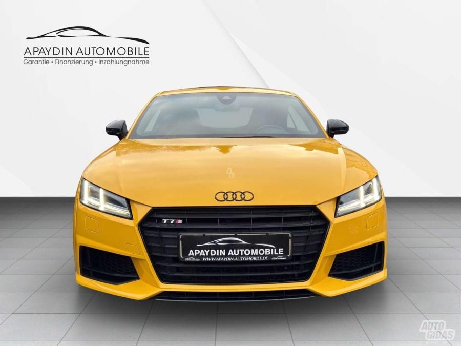 Yellow Audi TTS 2018 in Kaunas, with an engine capacity of 2.00 L and mileage of 97 thousand km for 31567 €, photo 8 on AUTOMOTO.COM.LV