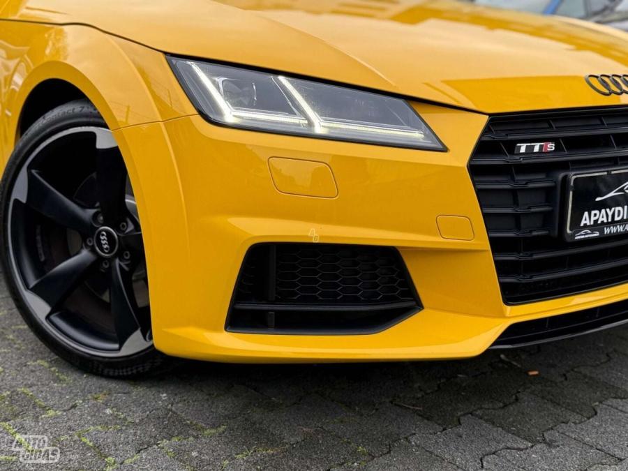 Yellow Audi TTS 2018 in Kaunas, with an engine capacity of 2.00 L and mileage of 97 thousand km for 31567 €, photo 12 on AUTOMOTO.COM.LV
