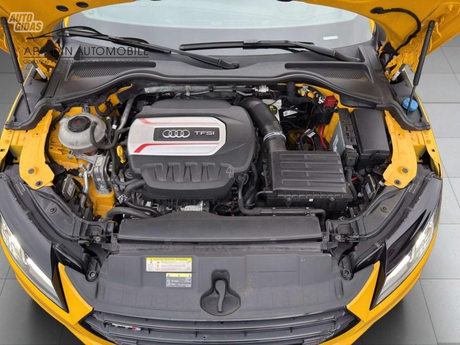 Yellow Audi TTS 2018 in Kaunas, with an engine capacity of 2.00 L and mileage of 97 thousand km for 31567 €, photo 13 on AUTOMOTO.COM.LV