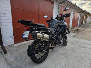 Blue Benelli TRK 502X 2023 in Marijampole, with an engine capacity of 0.50 L and mileage of 8 thousand km for 5490 €, photo  on AUTOMOTO.COM.LV