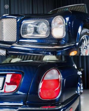 Blue Bentley Arnage 2001 in Vilnius, with an engine capacity of 6.75 L and mileage of 118 thousand km for 36999 €, photo 9 on AUTOMOTO.COM.LV