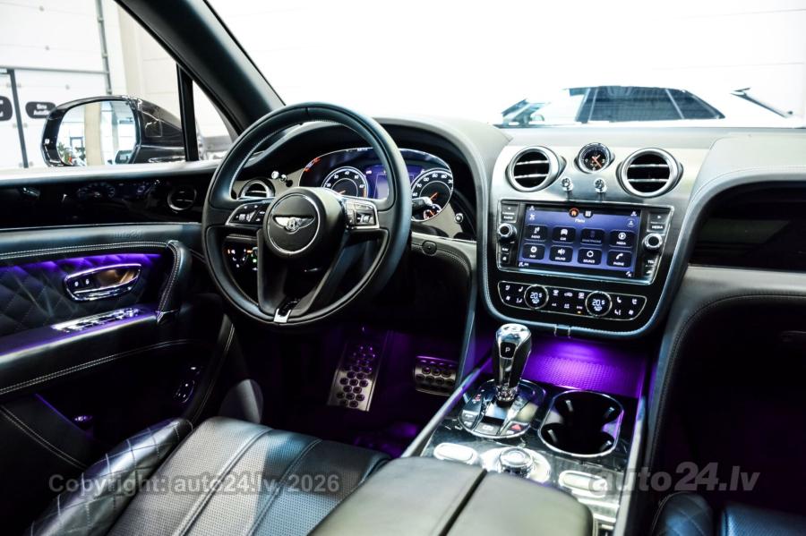 Melns Bentley Bentayga 2017 Tallina, ar dzinēja tilpumu 6.00 L un nobraukumu 144 tūkst. km par 94000 €, foto 9 vietnē AUTOMOTO.COM.LV