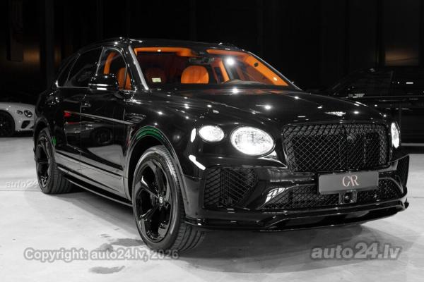 Melns Bentley Bentayga 2024 Rīga, ar dzinēja tilpumu 4.00 L un nobraukumu 2 tūkst. km par 290400 €, foto 3 vietnē AUTOMOTO.COM.LV