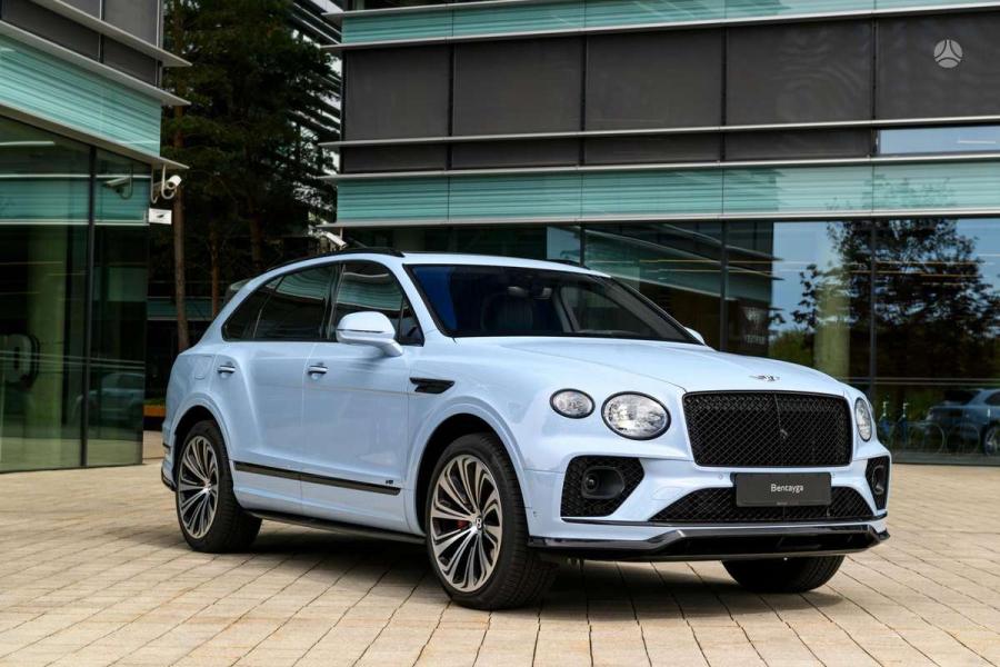 Zils Bentley Bentayga 2022 Viļņa, ar dzinēja tilpumu 4.00 L un nobraukumu 90 tūkst. km par 180000 €, foto 3 vietnē AUTOMOTO.COM.LV