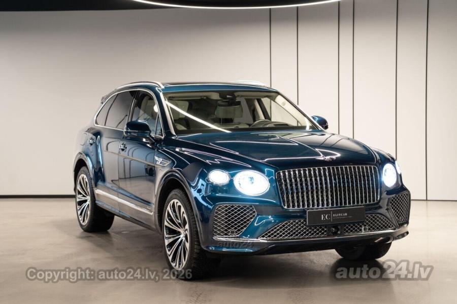 Blue Bentley Bentayga 2024 in Tallinn, with an engine capacity of 4.00 L and mileage of 21 thousand km for 246760 €, photo 9 on AUTOMOTO.COM.LV
