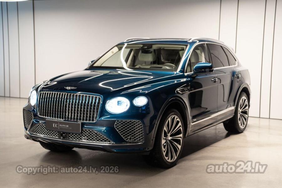 Blue Bentley Bentayga 2024 in Tallinn, with an engine capacity of 4.00 L and mileage of 21 thousand km for 246760 €, photo 12 on AUTOMOTO.COM.LV