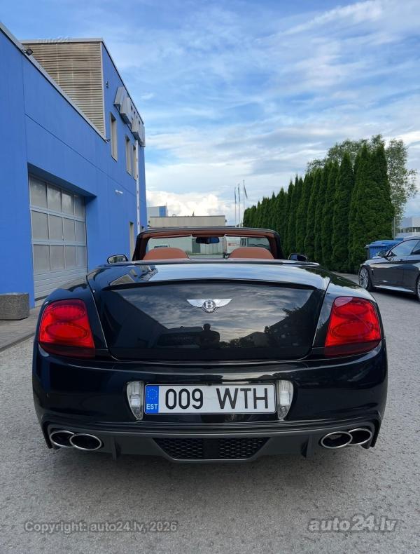 Black Bentley Continental 2007 in Tallinn, with an engine capacity of 6.00 L and mileage of 0 thousand km for 49900 €, photo 7 on AUTOMOTO.COM.LV
