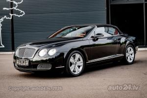 Melns Bentley Continental 2007 Pērnava, ar dzinēja tilpumu 6.00 L un nobraukumu 132 tūkst. km par 37900 €, foto  vietnē AUTOMOTO.COM.LV