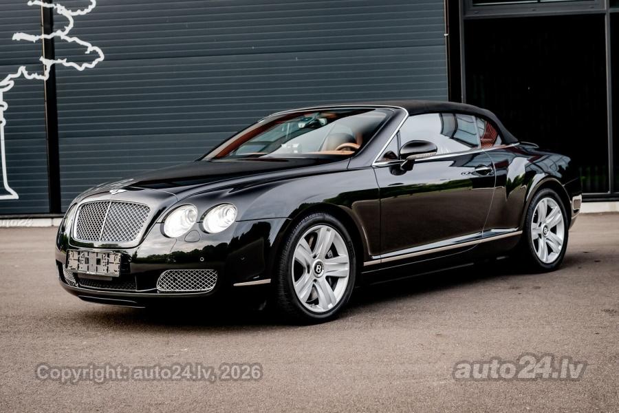 Melns Bentley Continental 2007 Pērnava, ar dzinēja tilpumu 6.00 L un nobraukumu 132 tūkst. km par 37900 €, foto 1 vietnē AUTOMOTO.COM.LV