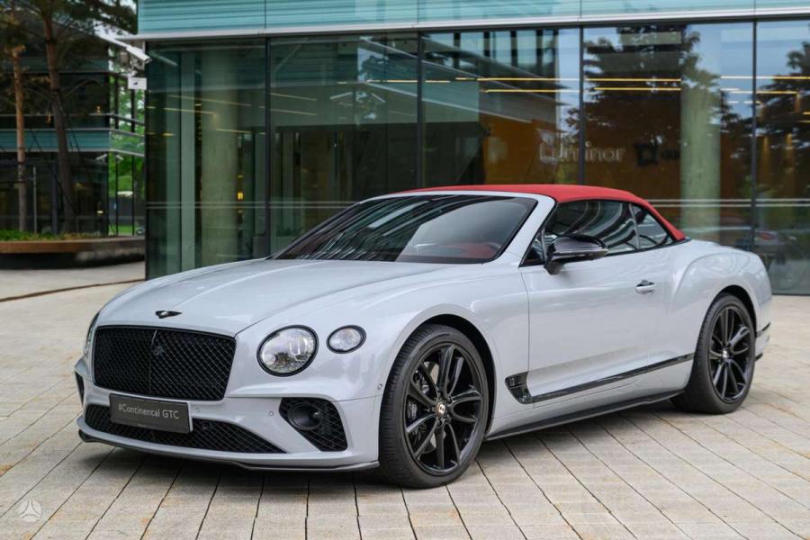 Black Bentley Continental 2020 in Vilnius, with an engine capacity of 5.95 L and mileage of 43 thousand km for 173000 €, photo 1 on AUTOMOTO.COM.LV