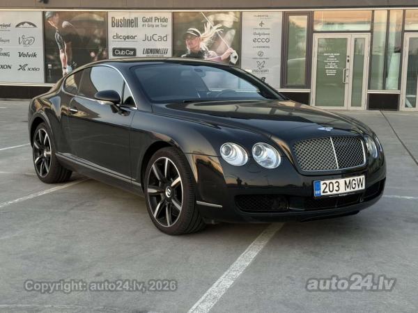 Melns Bentley Continental 2008 Pērnava, ar dzinēja tilpumu 6.00 L un nobraukumu 128 tūkst. km par 32200 €, foto 2 vietnē AUTOMOTO.COM.LV