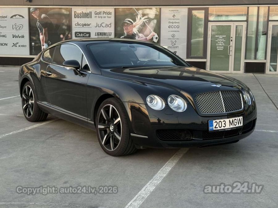 Melns Bentley Continental 2008 Pērnava, ar dzinēja tilpumu 6.00 L un nobraukumu 128 tūkst. km par 32200 €, foto 2 vietnē AUTOMOTO.COM.LV