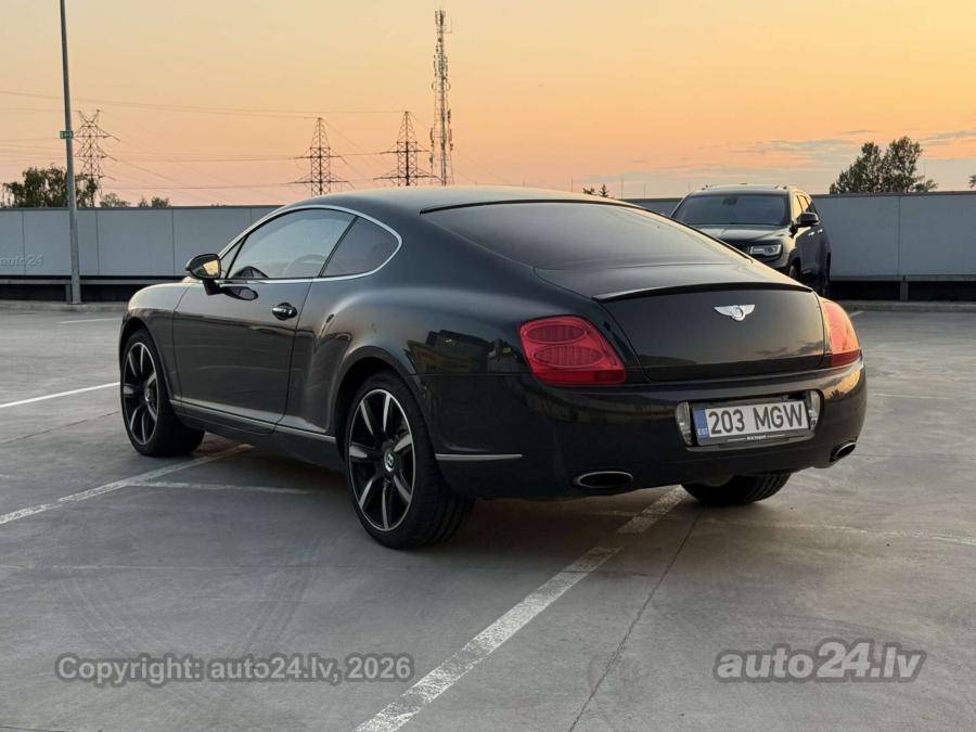 Black Bentley Continental 2008 in Tallinn, with an engine capacity of 6.00 L and mileage of 125 thousand km for 29900 €, photo 3 on AUTOMOTO.COM.LV